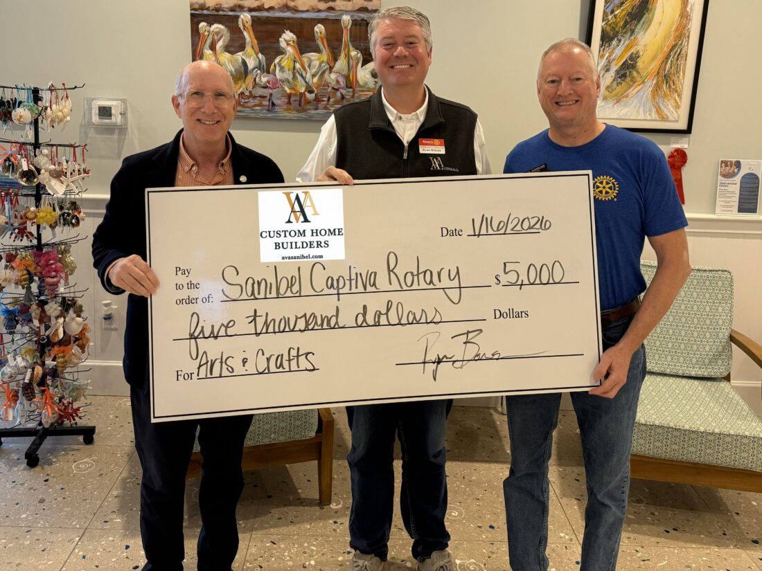 Rotary Club presents sponsor - SANIBEL-CAPTIVA - Island Reporter ...